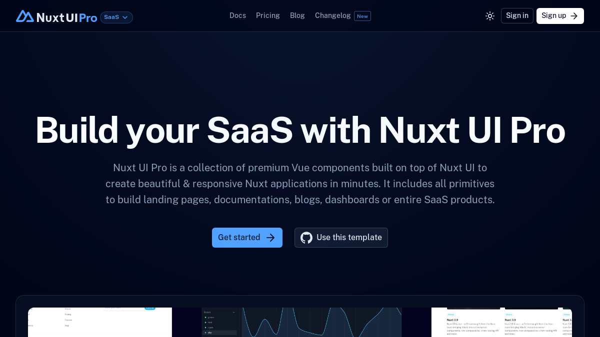 Build faster with Nuxt UI Pro. Build faster with Nuxt UI Pro.